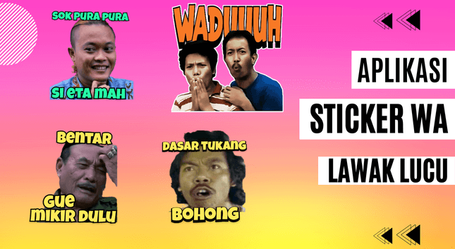Download Aplikasi Sticker WA Lawak Terbaru